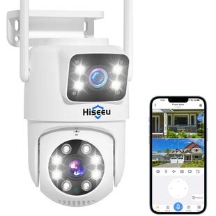 爆款5GHz无线6MP室外双镜头监控摄像头wifi高清夜视网络摄像机 阿里巴巴