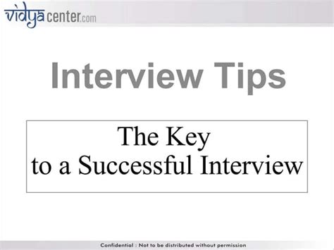 Dos And Donts Of A Job Interview Ppt