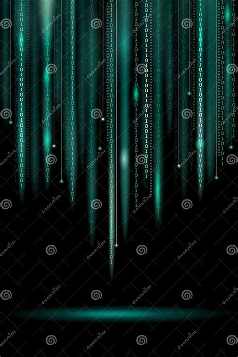 Abstract Matrix Computer Background Stock Vector Illustration Of