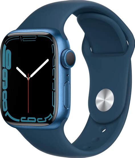 Apple Geek Squad Certified Refurbished Watch Series 7 Gps 41mm Blue