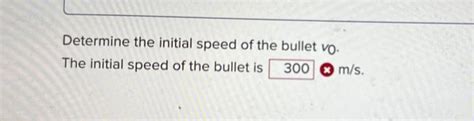 Solved Determine The Impulse Imparted By The Bullet On The