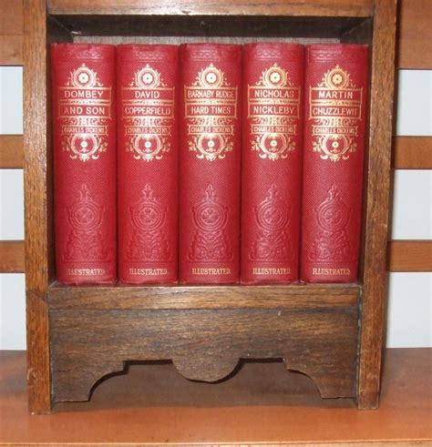 Works Of Charles Dickens Complete In 15 Volumes In Period Bookcase