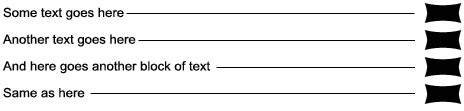 Html CSS Text Line Icon Set The Line To Auto Increase Width Depends