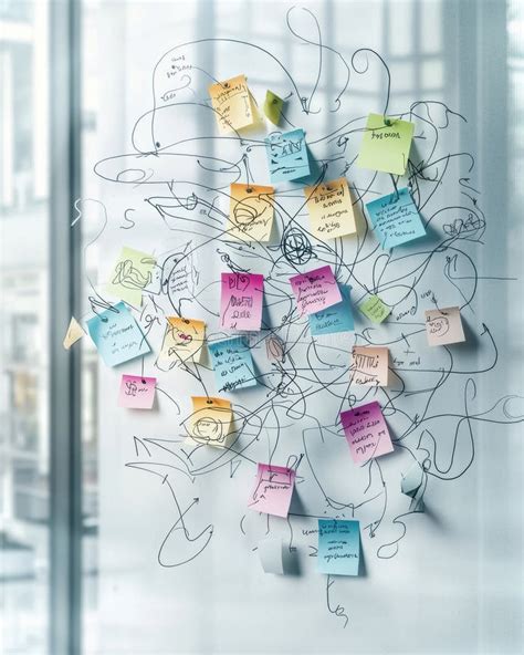 Exploring The Business Model Canvas With Sticky Notes For Dynamic Idea