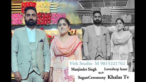 Live Manjinder Singh Lovedeep Kaur Virk Studio M 9815221762 Youtube