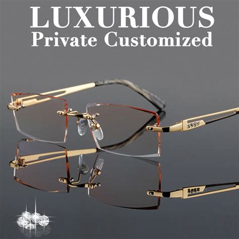 Fashion Eyeglasses Frame Women Rhinestone Spectacles Frame Clear