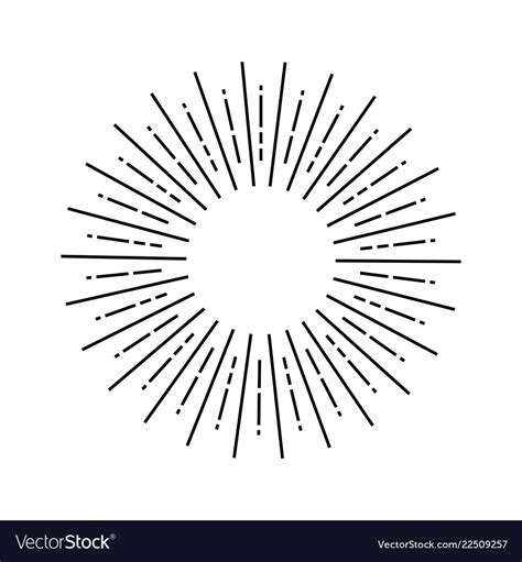 Sunlight Rays Vector