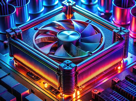 Advanced Cpu Cooling System Aerial Drone Photography Reveals Precision Engineering And Thermal