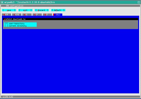 Tools Window Specifies Directory For Prefetch