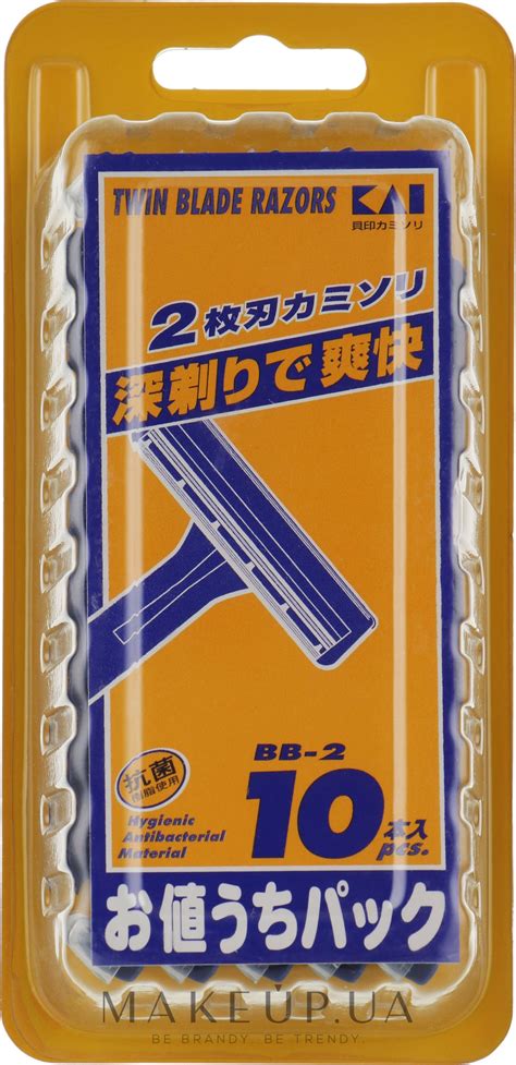 Мужской одноразовый станок, 2 лезвия - Kai Razor Twin Blade Razors ...
