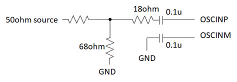 Lmx2592 Oscin And Rfout Circuit Clock And Timing Forum Clock And Timing Ti E2e Support Forums