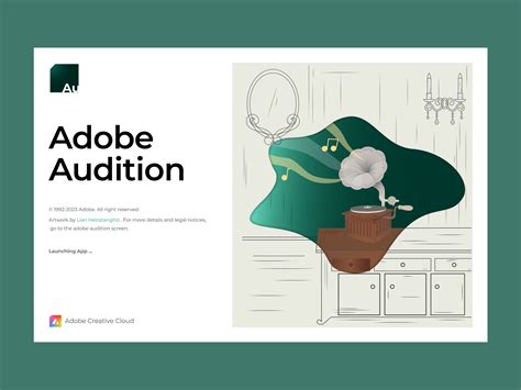 Adobe Launch Screen Vintage Loading Screen By Lian Heiratangiz For D