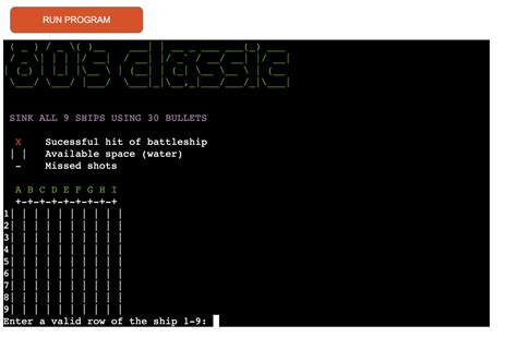 Github Lee Moran Battleships Python Game