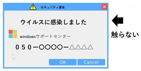 インターネット閲覧時に突然セキュリティ警告など身に覚えのない画面が表示された時 テレビ岸和田ホームページ