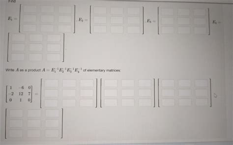 Solved Consider The Following Gauss Jordan Reduction