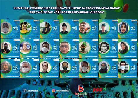 Samsat Cibadak Kumpulan Twibbonize Peringatan 76 Tahun