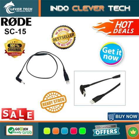 Promo Rode SC15 USB-C to Lightning Patch Cable Rode SC 15 ORIGINAL ...
