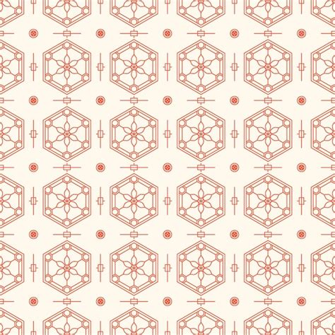 손으로 그린 한국 패턴 무료 벡터