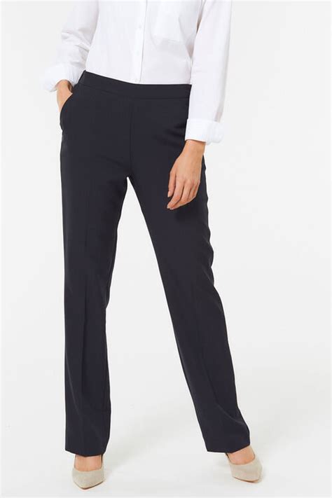 Straight Leg Pull On Trousers Bonmarché