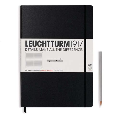 Leuchtturm 1917 Master A4 Slim Music Manuscript Book