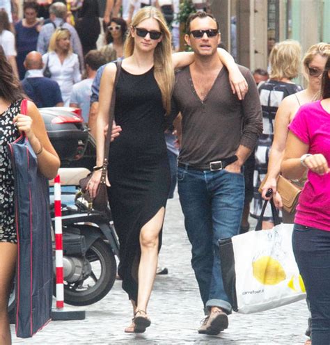 Jude Law And His Leggy Girlfriend Phillipa Coan Put On A Loved Up