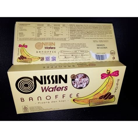 Jual NISSIN Wafer BANOFFE 137gr NISSIN Wafer Cream Dapur Coklat Choco