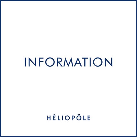 お客様への重要なお知らせ｜news｜hÉliopÔle（エリオポール）公式オンラインストア