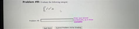Solved Problem Evaluate The Following Integral Chegg