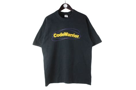 Vintage Codewarrior Apple Expo 1996 Paris T Shirt Size L Authentic Rare