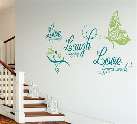 Live Laugh Love Wall Art Sticker Swcreations