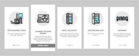 Appliances Domestic Equipment Onboarding Icons Set Vector 9771415
