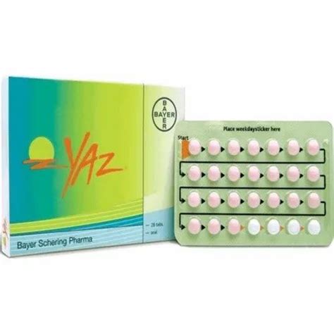 Ethinyl Estradiol Drospirenone Yaz Grade Standard Medicine Grade 28