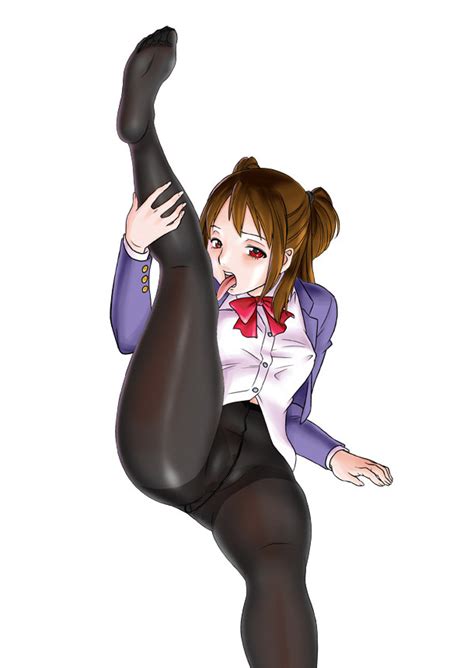 Rule 34 Black Legwear Blazer Bottomless Breasts Brown Hair Crotch