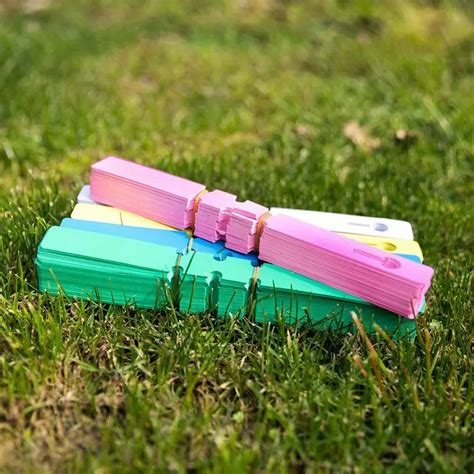 100pcs Pvc Waterproof Ring Sleeve Label Plant Label Gardening Label