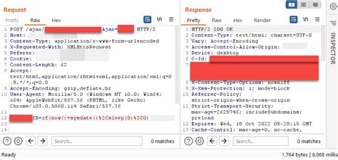 nav1ñ on Twitter SQLi in Ajax in a BugCrowd private program The