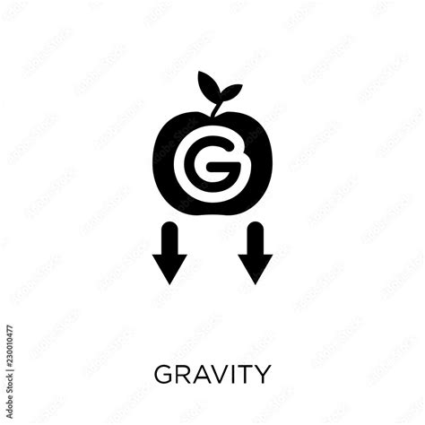 Gravity Icon Gravity Symbol Design From Science Collection Stock Vector Adobe Stock