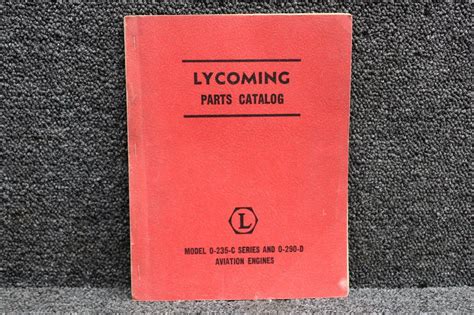 Lycoming O 235 C O 290 D Parts Catalog