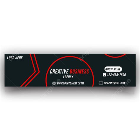 Red Black Linkedin Cover Banner Template Design Template Download On