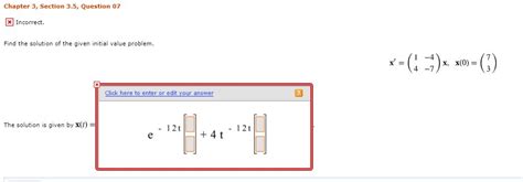 Solved Chapter Section Question X Incorrect Find Chegg Com