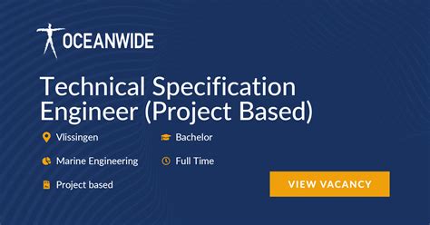 Technical Specification Engineer Project Based Marine Engineering