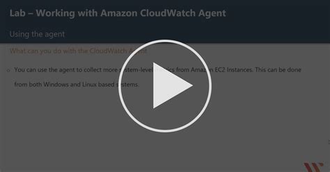 lab using cloudwatch agents logging and monitoring solutions in aws