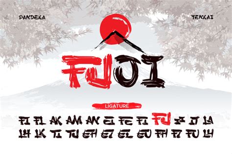 Tenkai Japanese Brush Font Decorative Ft Japanese And Font Envato