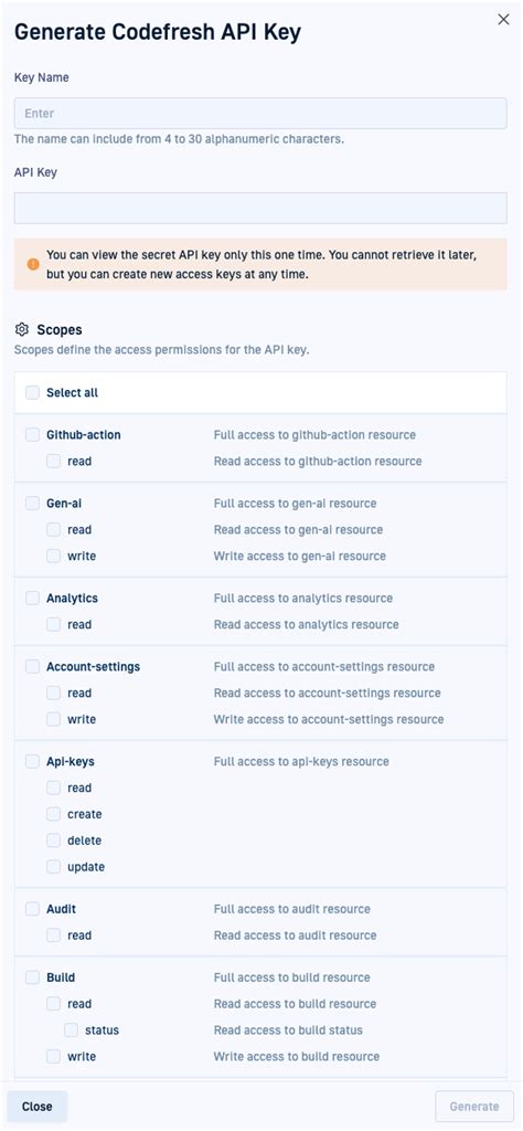 Managing Service Accounts · Codefresh Docs