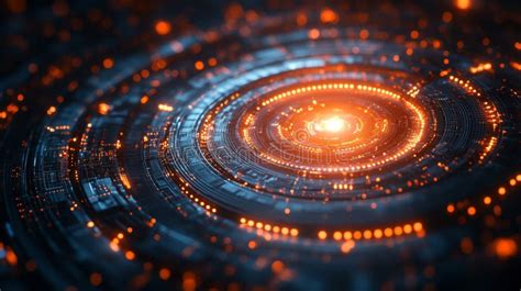 Quantum Computing Concepts Illustrated With Swirling Patterns Of Light