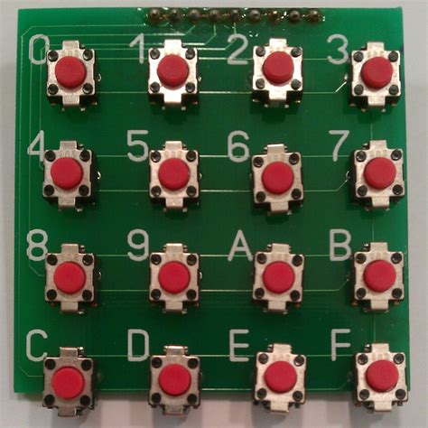 Hex Keypad Kit From Granzeier On Tindie