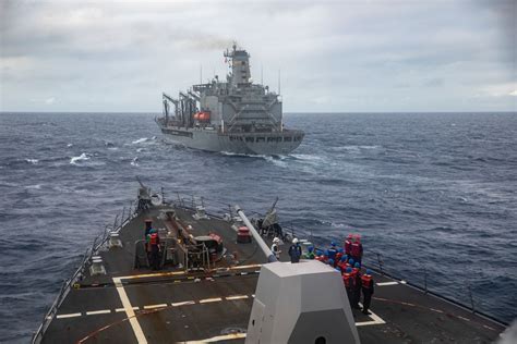 DVIDS Images Sailors Aboard USS Ralph Johnson Conduct Replenishment