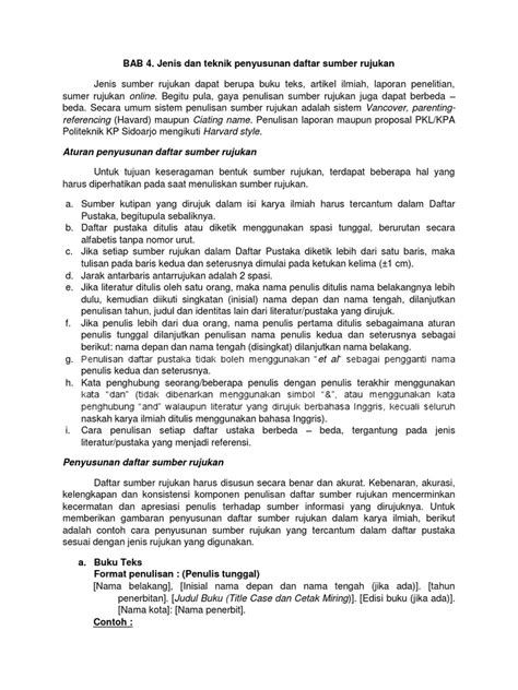 Penulisan Dapus Pdf