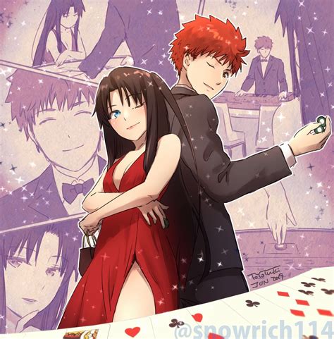 Fate Stay Night Shirou And Rin