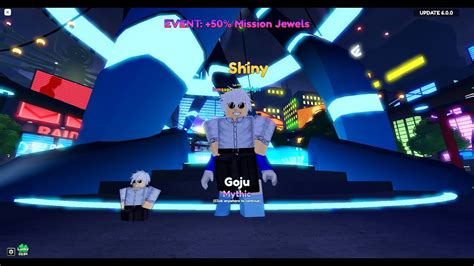 Omg I Just Got New Shiny Gojo Showcase Ad More Anime Adventures Youtube