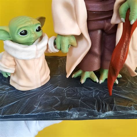 قیمت و خرید فیگور مدل جنگ ستارگان طرح استاد یودا و بیبی یودا